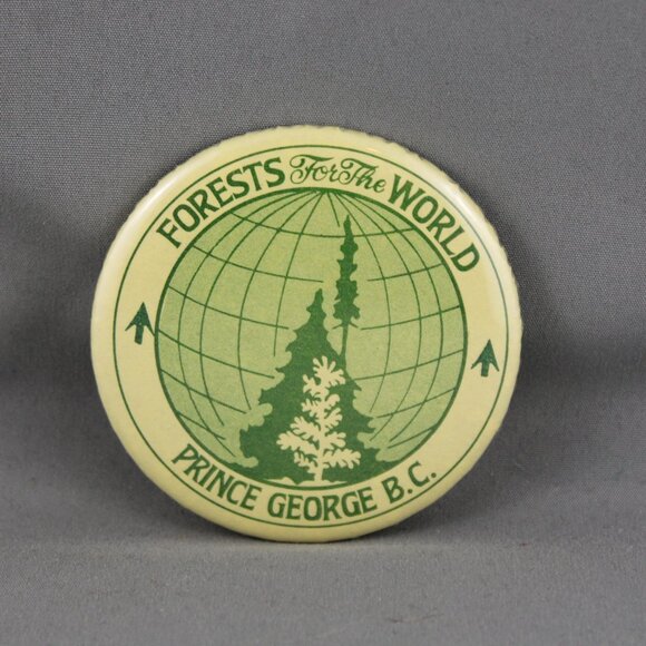 Accessories | Vintage Tourist Pin Prince George Forests Of The World ...